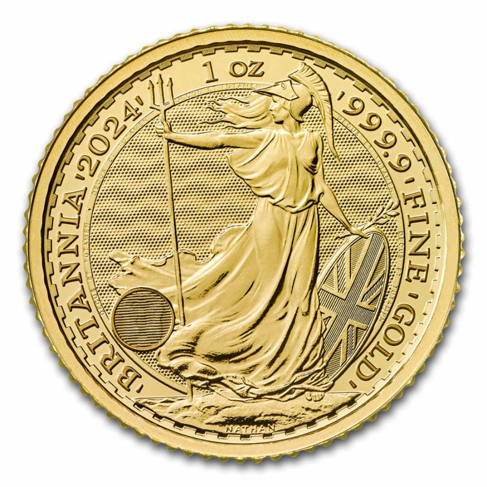 PCGS-Graded Britannia £100 1oz 2024 MS69 | Rosland Gold
