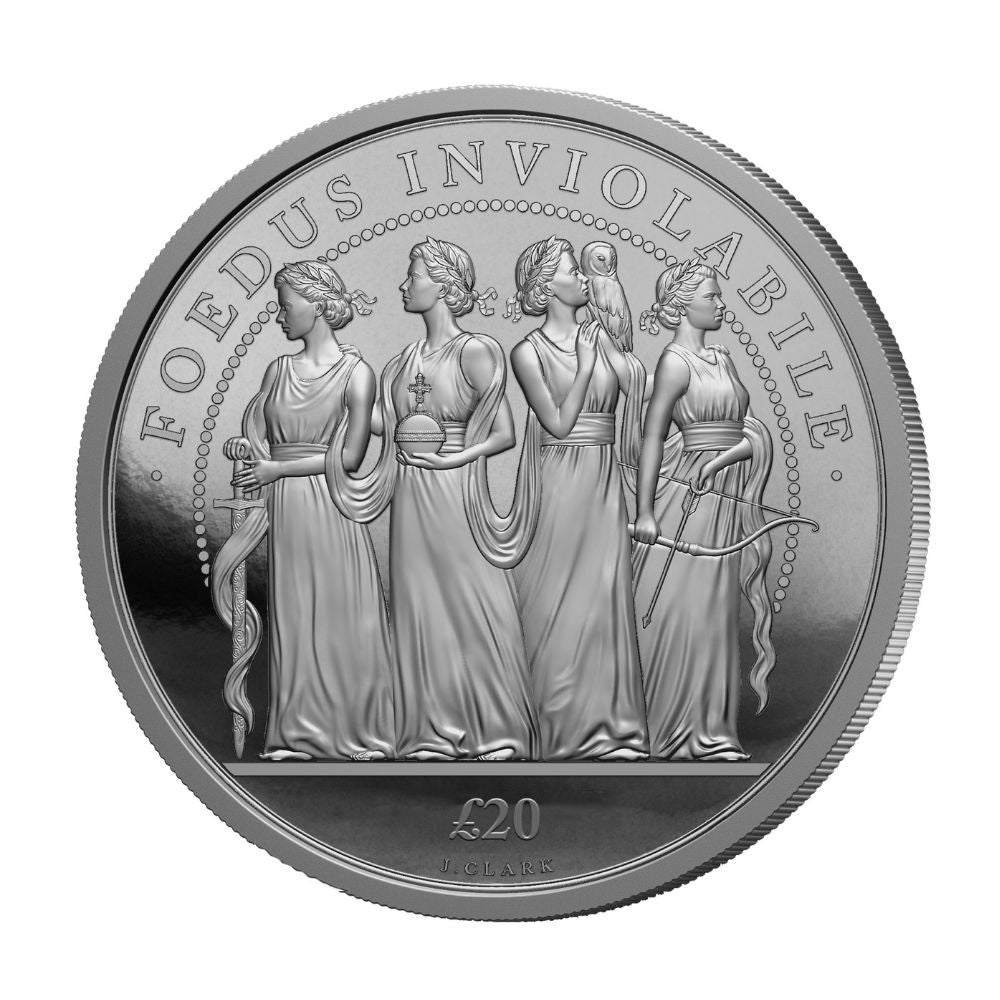 Four Graces 10oz Silver £20 Coin | Rosland Gold