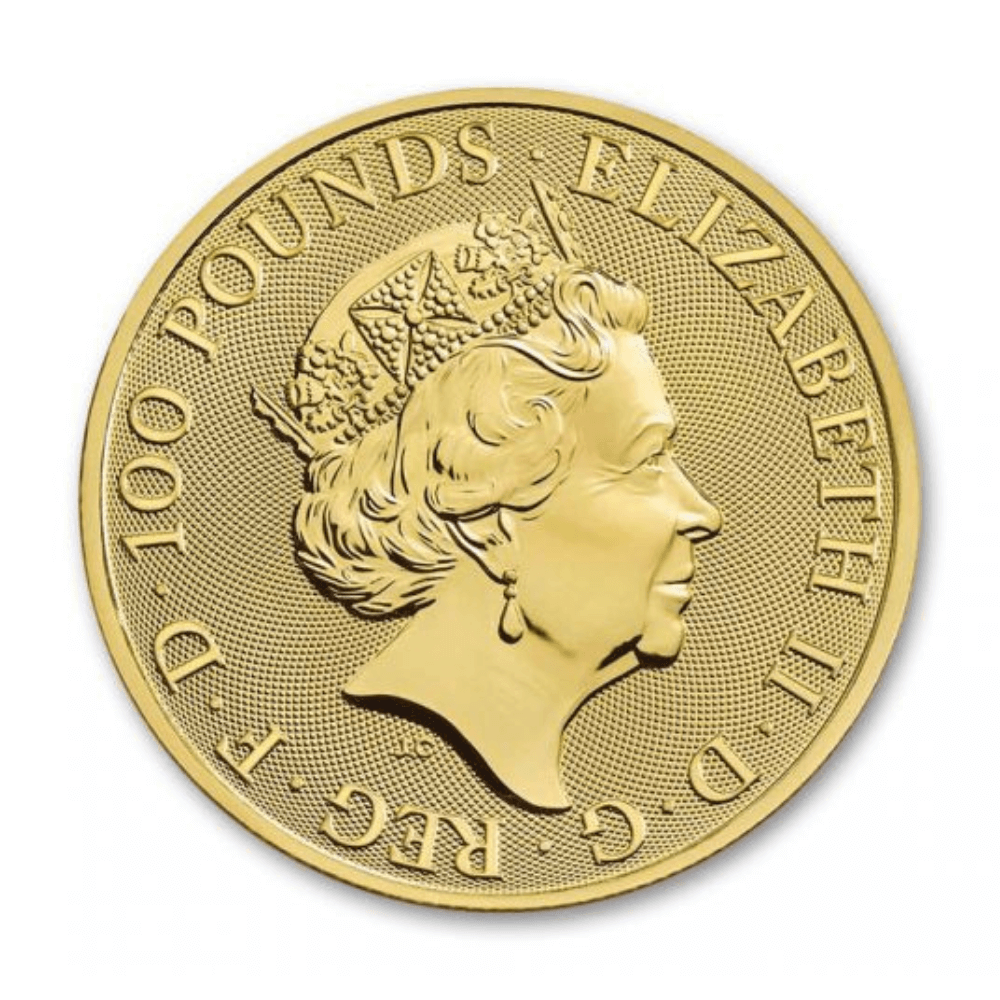 The Queen's Beasts 2021 24k Gold Completer Coin MS68 | Rosland Gold