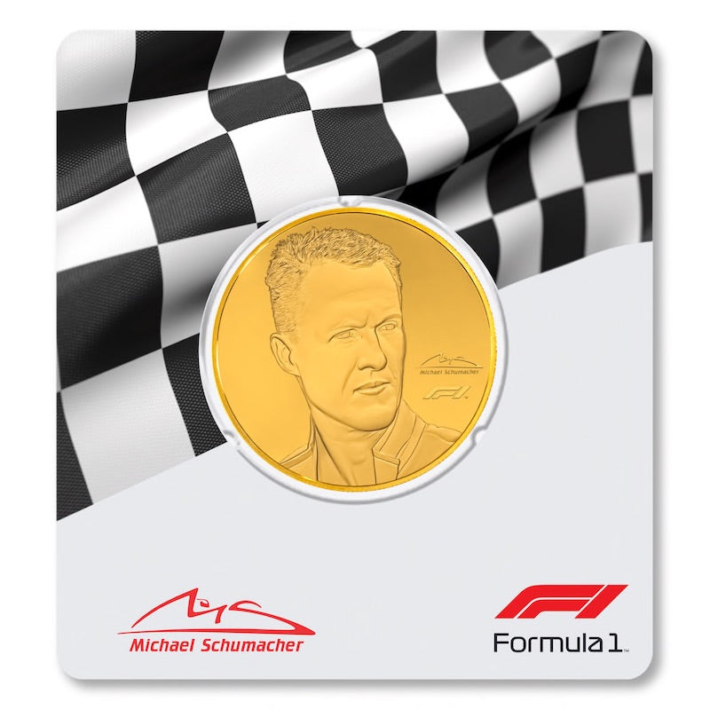 Michael Schumacher 2020 1.5oz Gold Coin | Rosland Gold