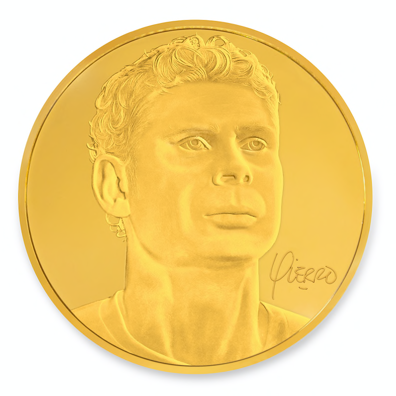 Fernando Hierro 2023 $1,000 1kg Gold Coin | Rosland Gold