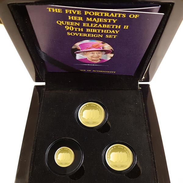 Five Portraits Sovereign Set of 4 | Rosland Gold