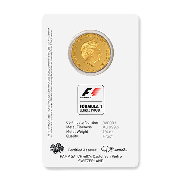 Formula 1® USA Grand Prix 1/4oz Gold Rosland Exclusive | Rosland Gold