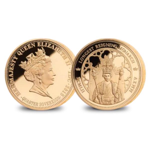 Longest Reigning Monarch Sovereign Set of 3 | Rosland Gold